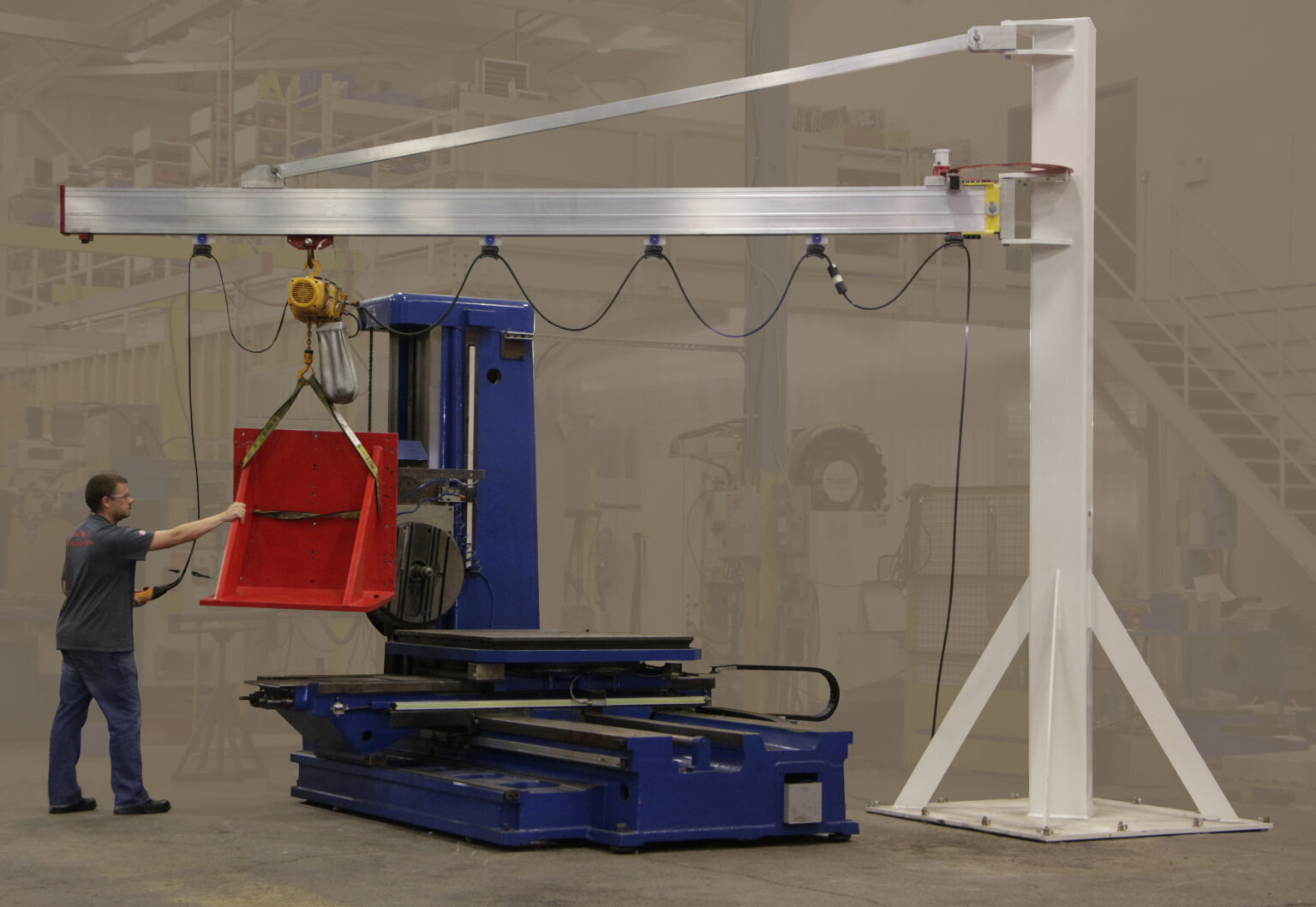 Foundation-less Jib Cranes | Givens Engineering Inc.