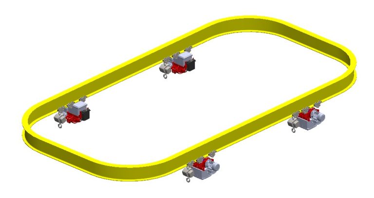 Monorail Cranes | Givens Engineering Inc.